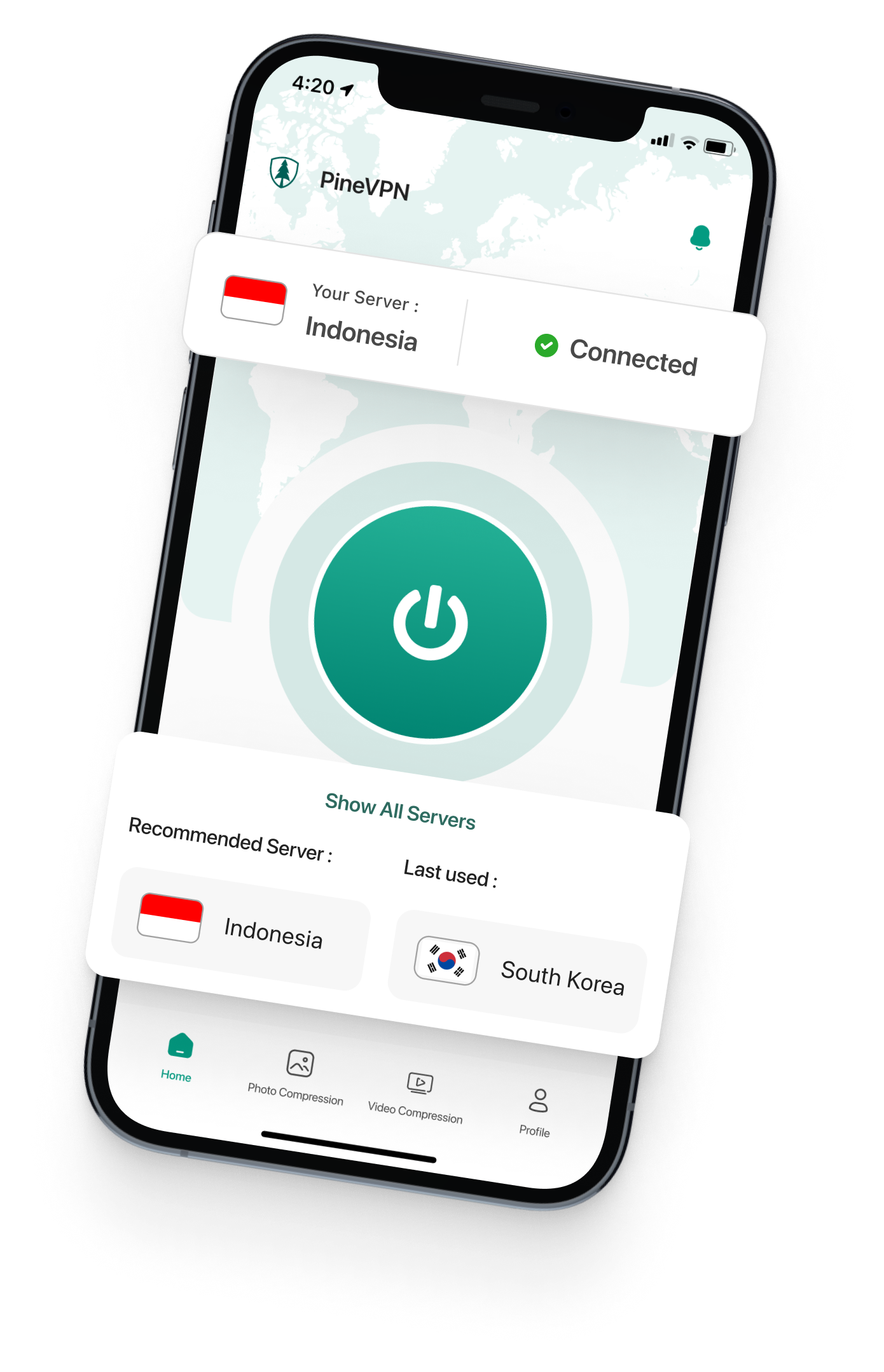 Pine VPN Service for Fast, Security, Anonimous Connection